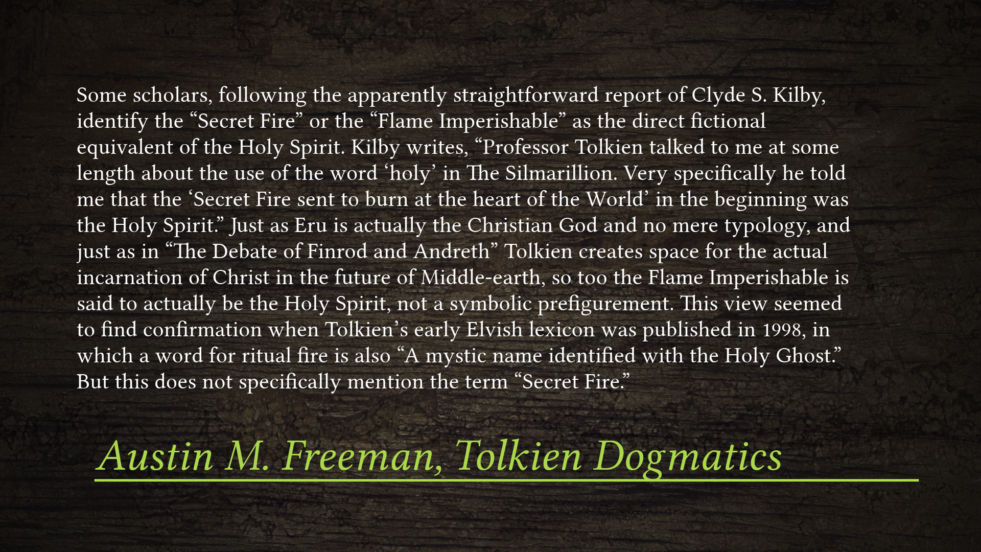 Mastering the Secret Fire? No, Let It Master You – The Exorcist's Bestiary